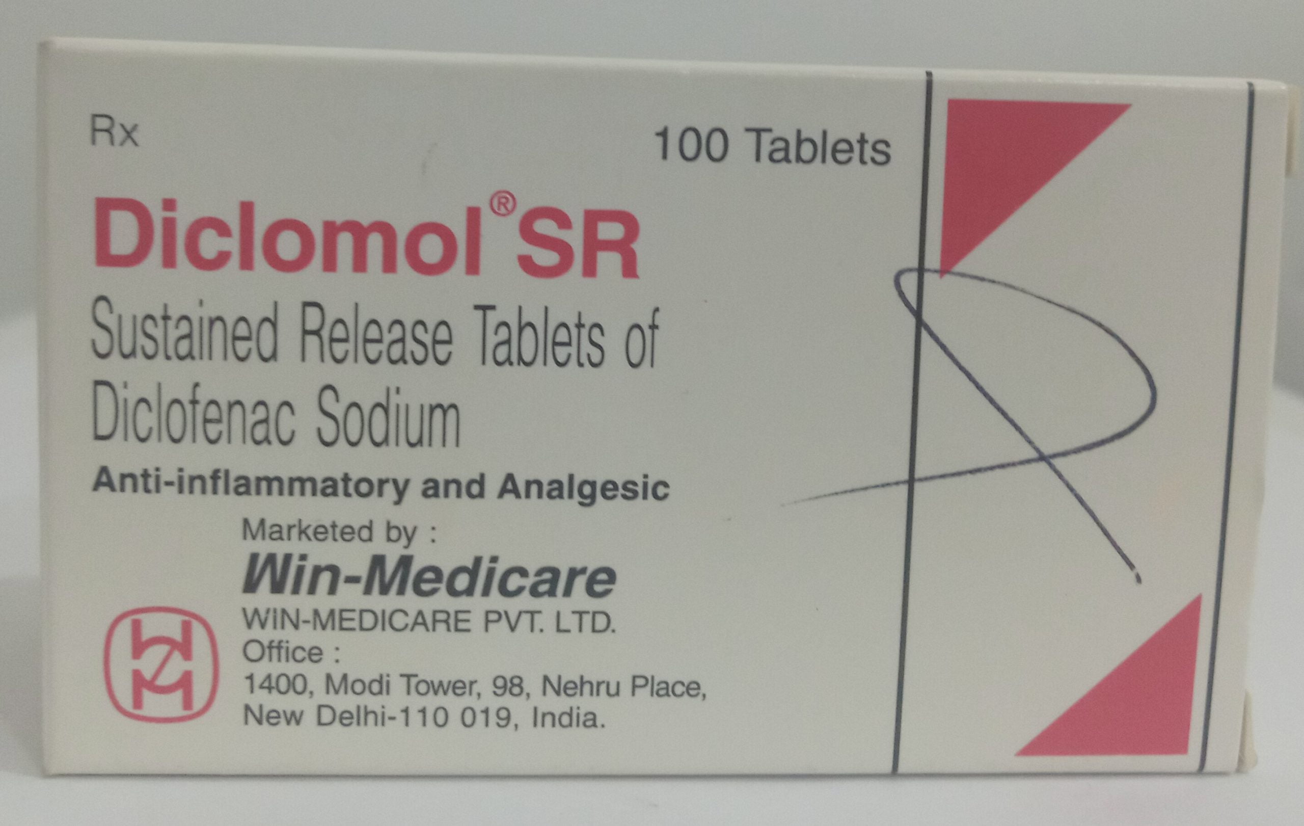 DICLOMOL SR TABS 100MG 100'S