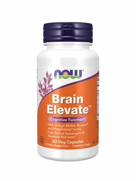 Now Brain Elevate Caps 60's