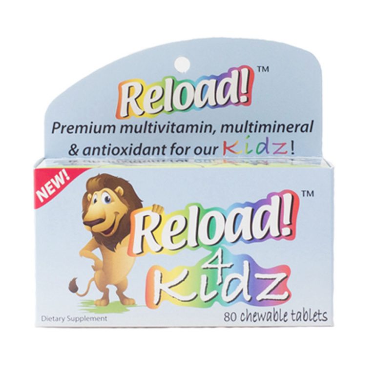 RELOAD KIDZ MULTIVITAMIN CHEWABLES 80 TABS