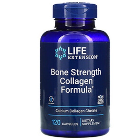 LIFE EXTENSION BONE STRENGTH COLLAGEN FORMULA 120S